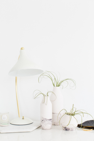 Easy DIY Marble Dipped Vase — Sugar & Cloth Home Decor