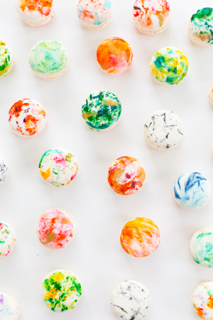 How to Make an Easy DIY Marbled Macarons — Sugar & Cloth