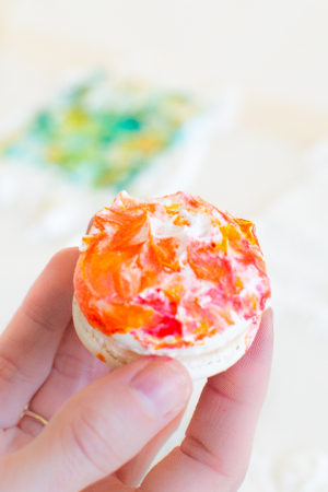 How to Make an Easy DIY Marbled Macarons — Sugar & Cloth