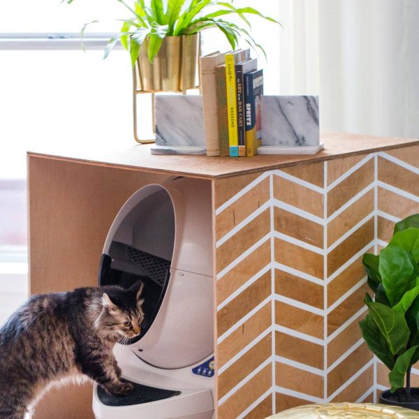 How To Make A Patterned DIY Litter Box Cover — Sugar & Cloth