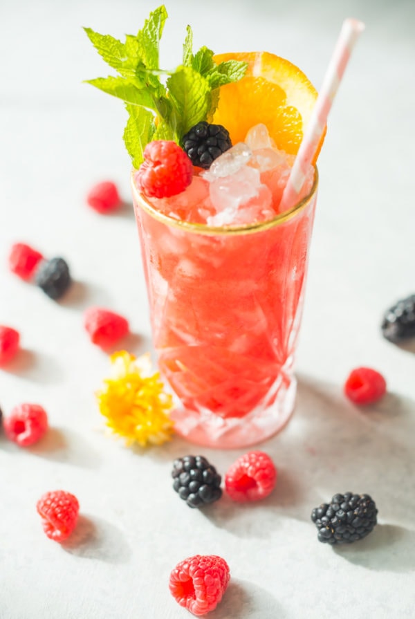 Sherry Berry Cobbler Cocktail Recipe — Sugar & Cloth Recipes