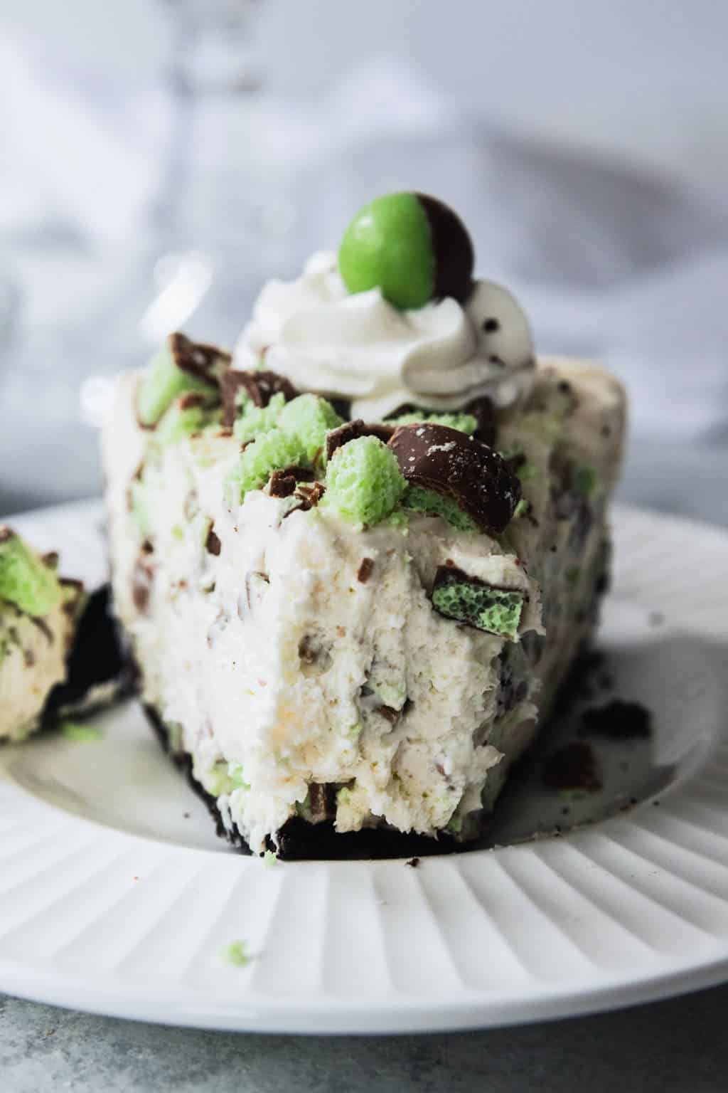 No Bake Mint Aero Cheesecake Recipe — Sugar & Cloth
