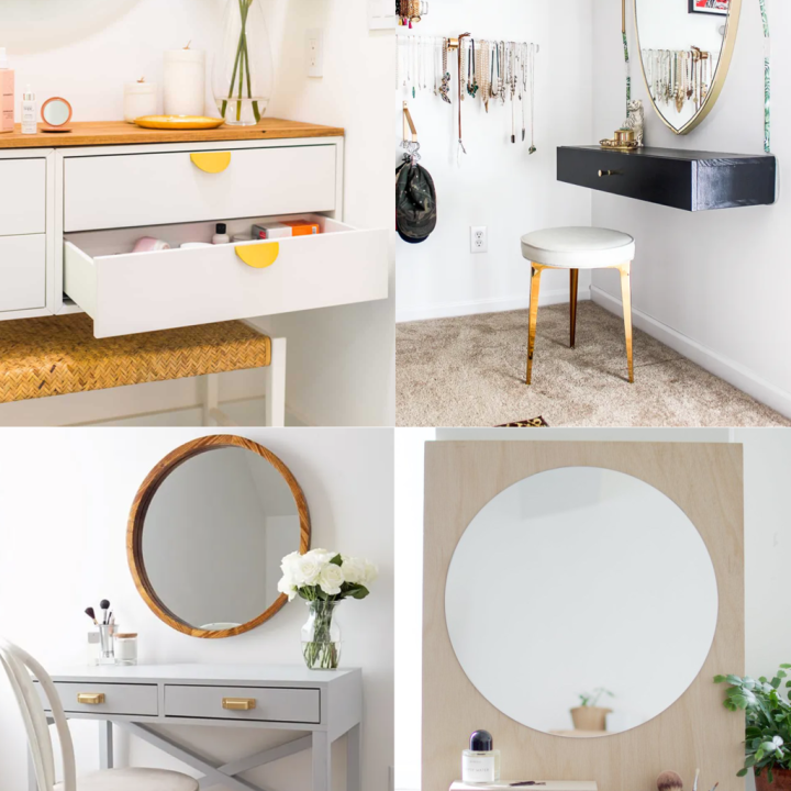 DIY Vanity Ikea Hack: DIY Dressing Table — Sugar & Cloth